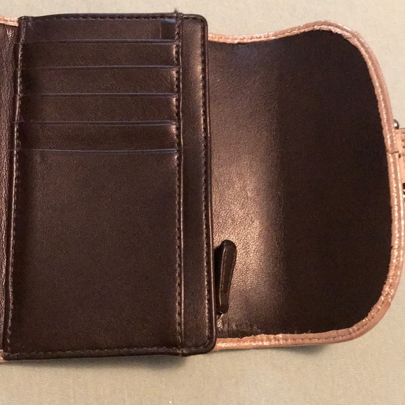 Coach | Bags | Gold Coach Wallet W Silver Buckle | Poshmark